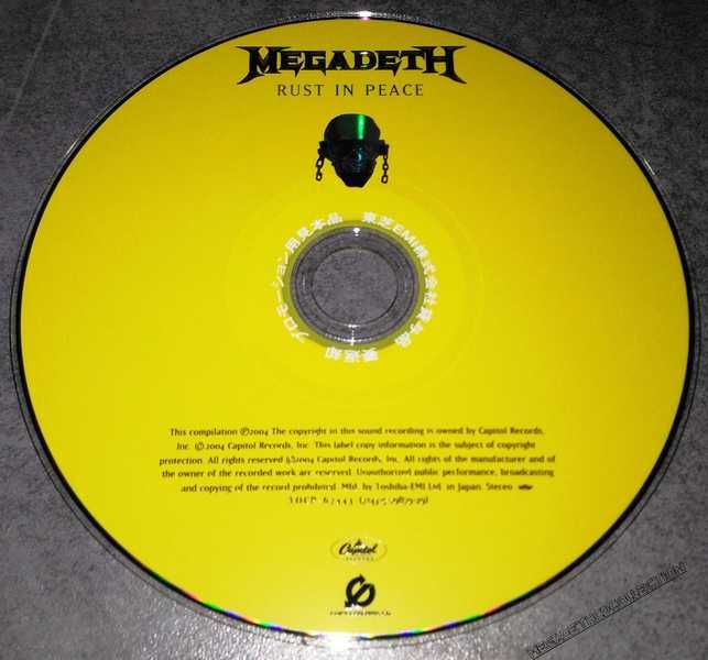 megadeth rust in peace remastered